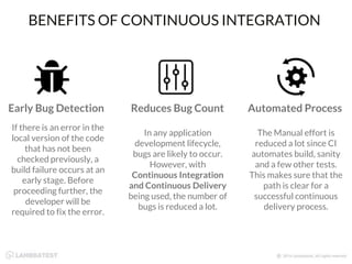 What is Continuous Integration and Continuous Delivery | PPT