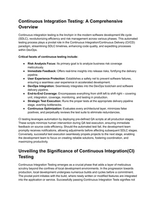 What is Continuous Integration Testing.pdf