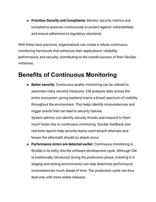 What is Continuous Monitoring in DevOps.pdf | Cloud Computing | Internet