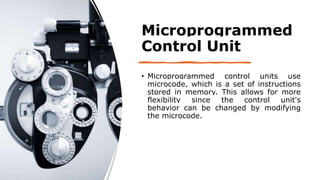 What is Control Unit and types of control unit? | PPTX