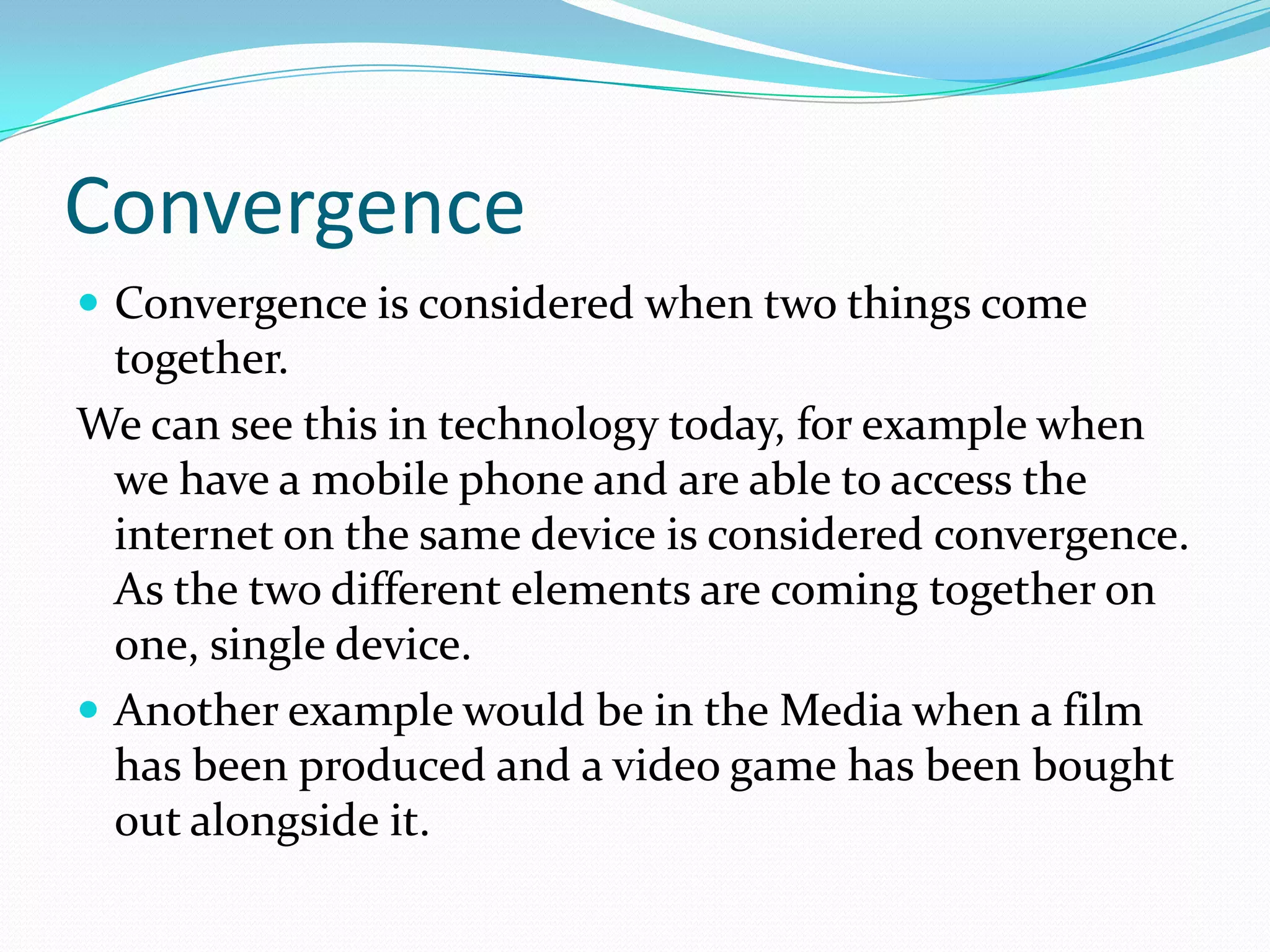 What Is Convergence | PPT