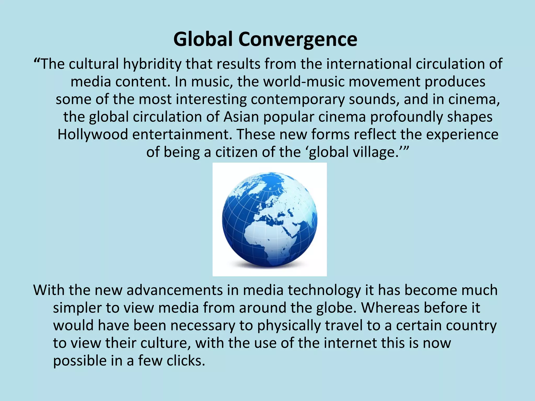 What is convergence culture | PPT