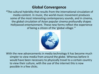 What is convergence culture | PPT