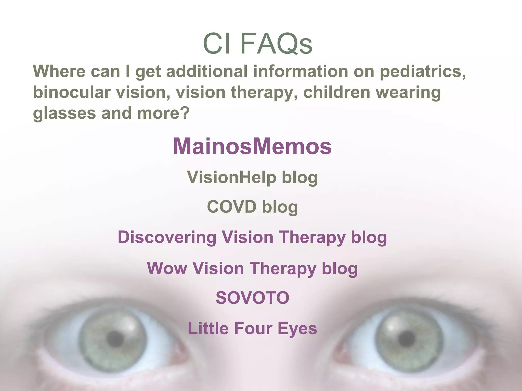 What is Convergence Insufficiency? | PPT