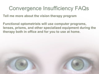 What is Convergence Insufficiency? | PPT