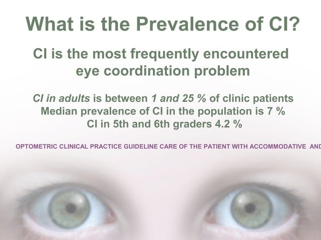 What is Convergence Insufficiency? | PPT | Physical Therapy | Wellness