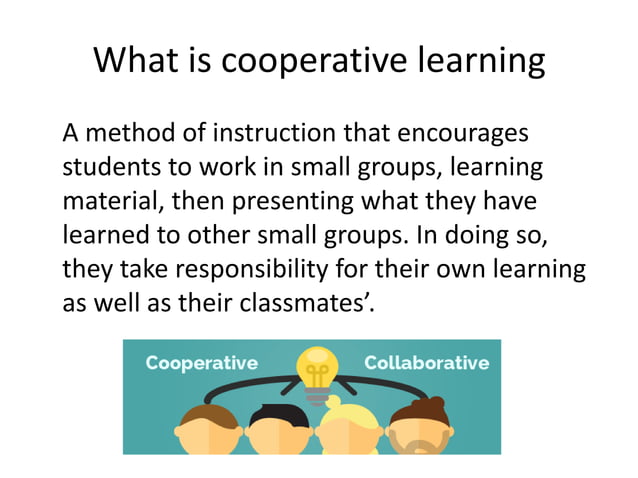 What is cooperative learning | PPT
