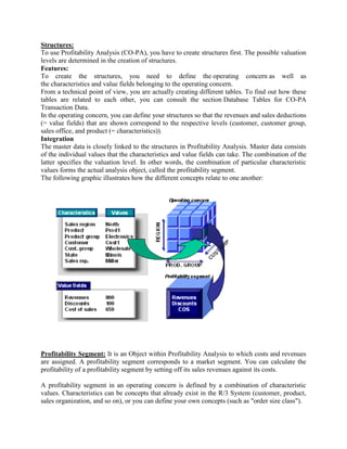 What is copa master data | DOCX | Business Accounting & Finance | Business