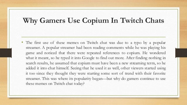 What Is Copium and What copium meaning twitch chat.pptx