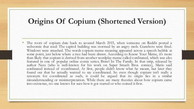 What Is Copium and What copium meaning twitch chat.pptx