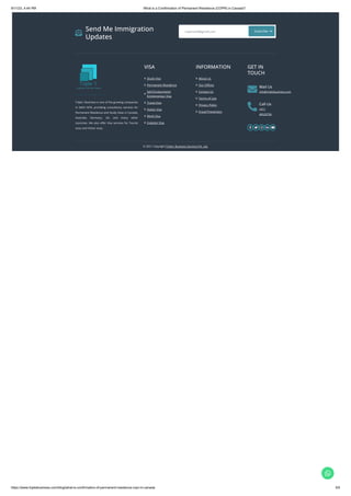 What is Copr Canada | PDF | Government Support and Welfare | Financial ...