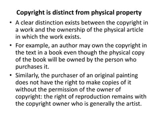 What is copyright, its definition, meaning | PPT