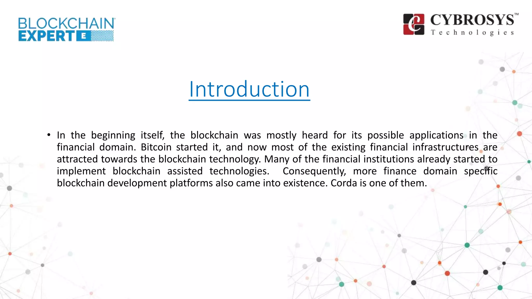 What is corda | PPTX