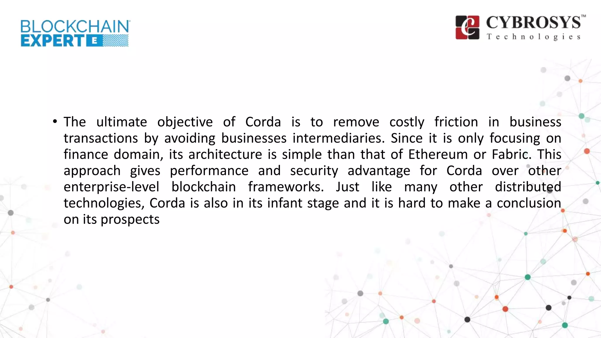 What is corda | PPTX