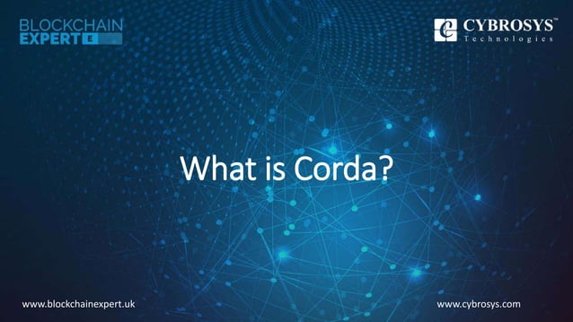 What is corda | PPTX