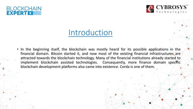 What is corda | PPTX