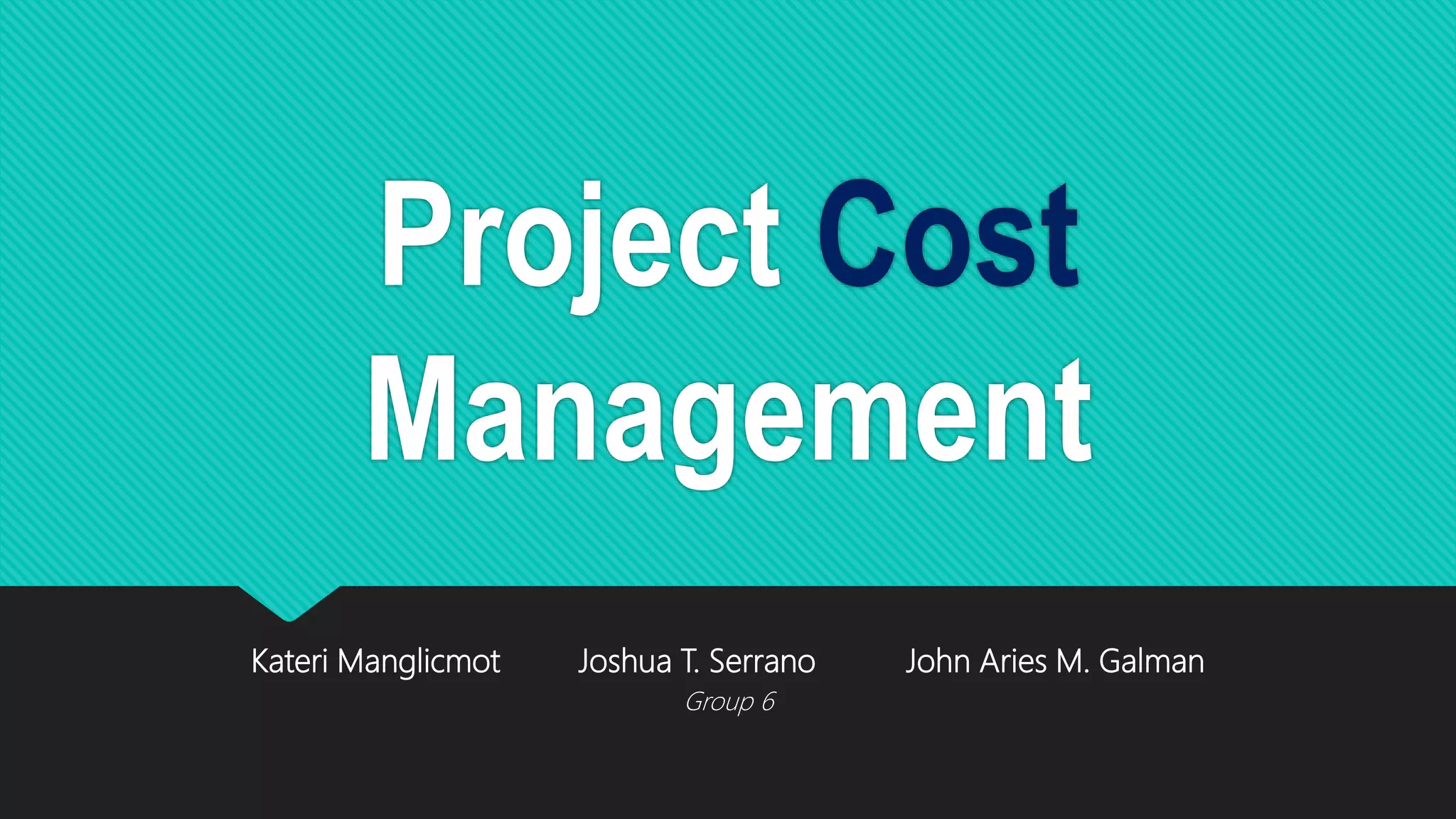 Project Cost Management | PPTX
