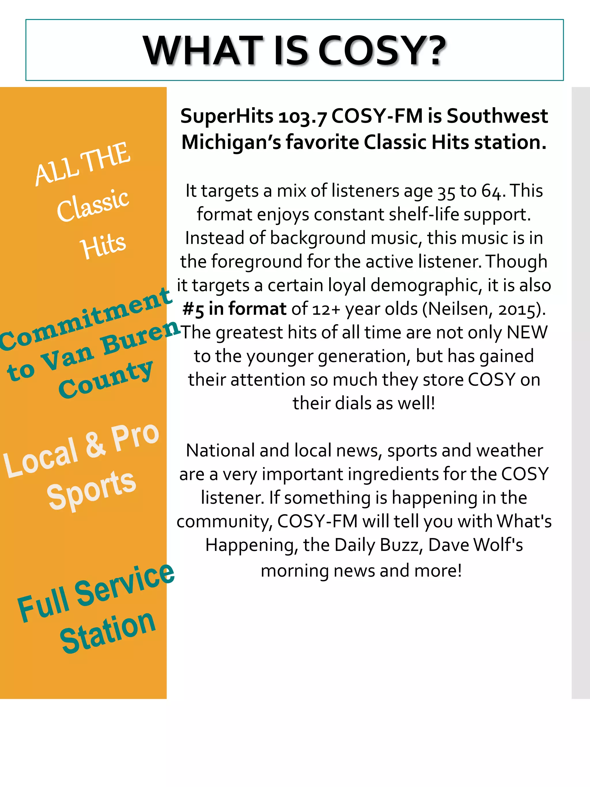 What is COSY Presentation | PPTX