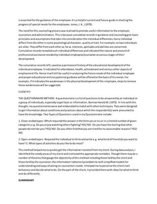 GUIDANCE AND COUNSELLING AT WORK | DOCX