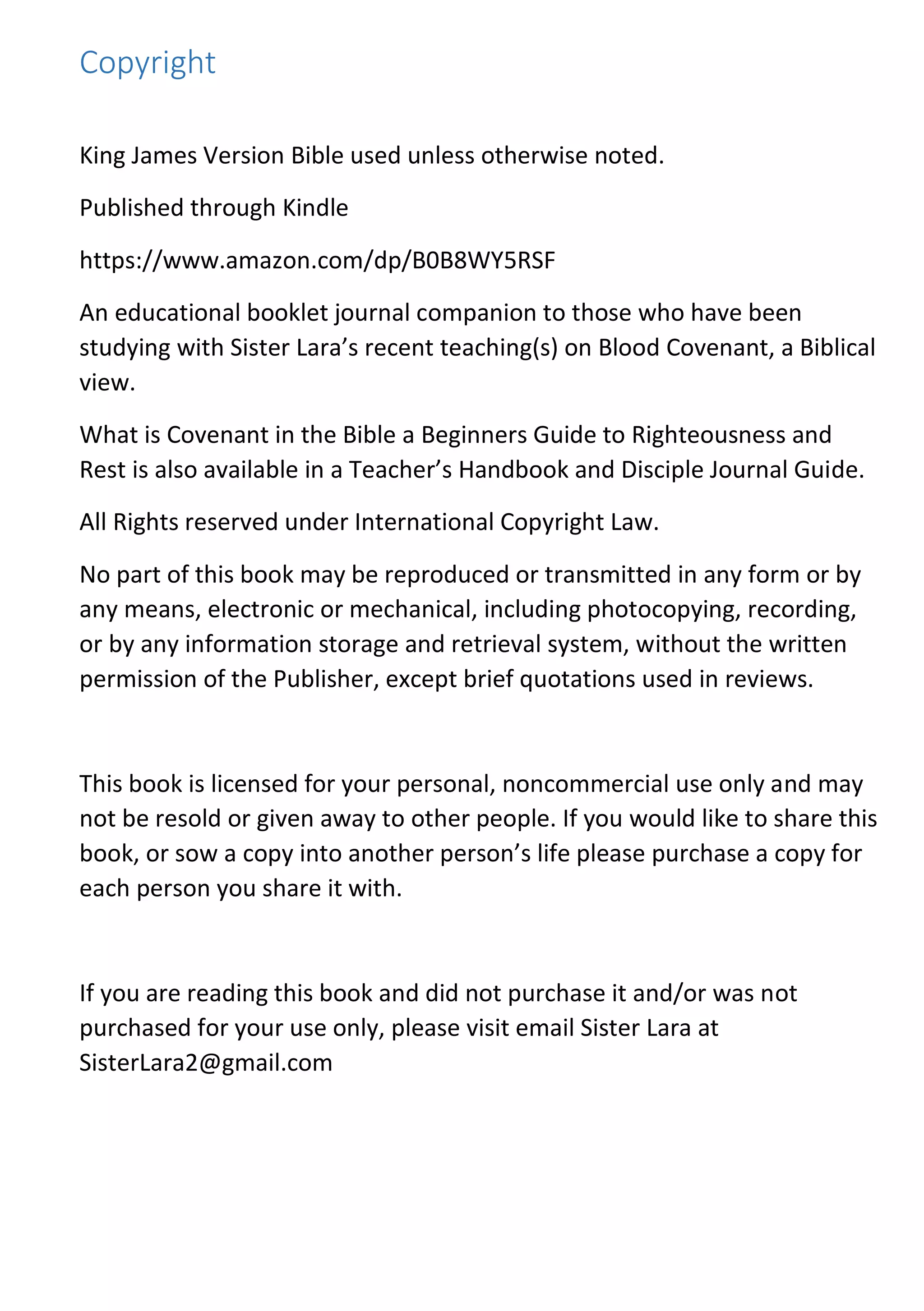 What is Covenant in the Bible Beginners Guide to Righteousness and Rest.pdf