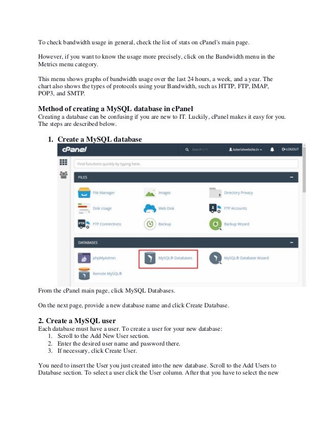 What is cPanel and how is it used.pdf