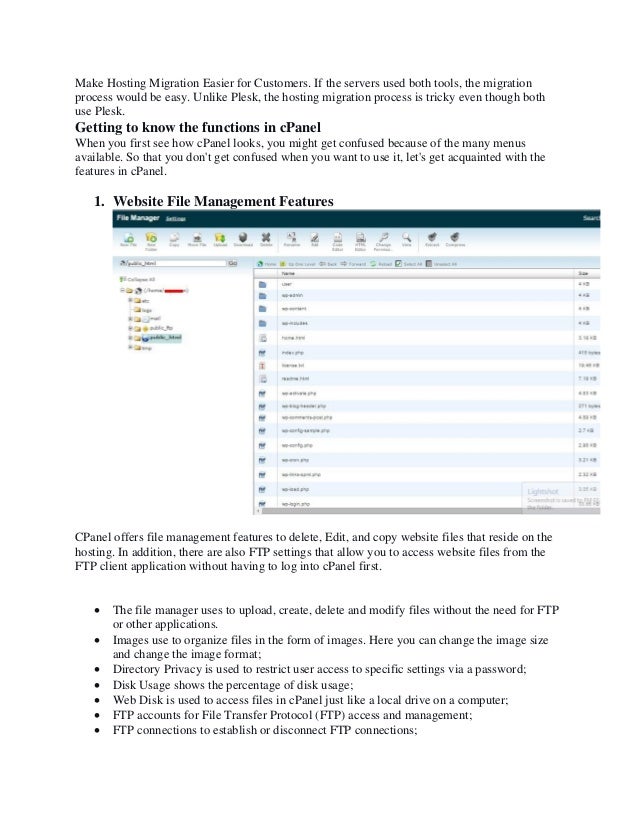 What is cPanel and how is it used.pdf