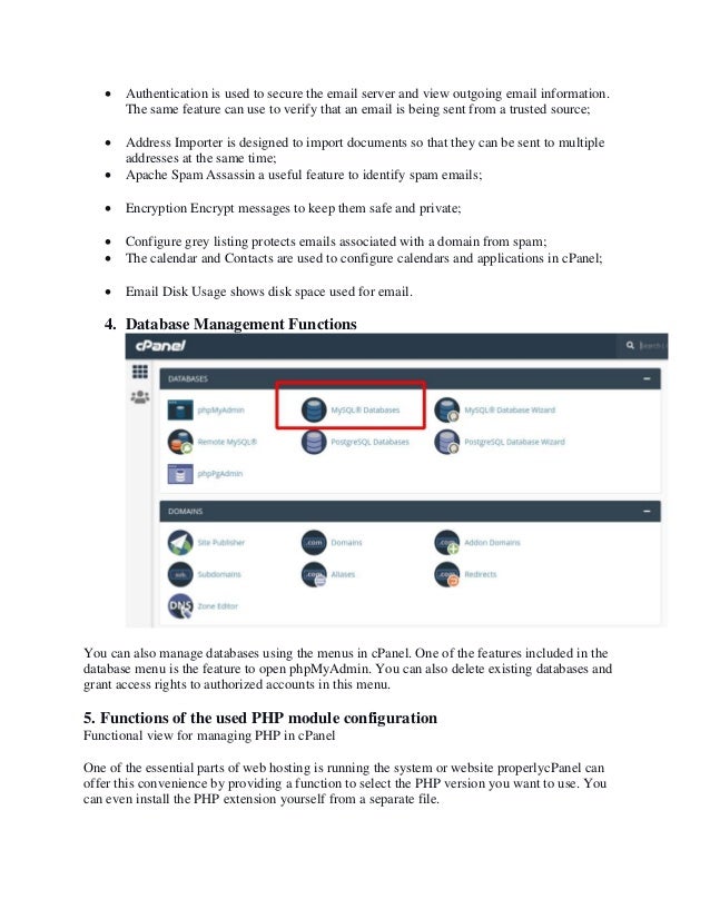 What is cPanel and how is it used.pdf