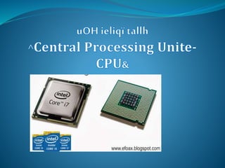 What is cpu | PPTX