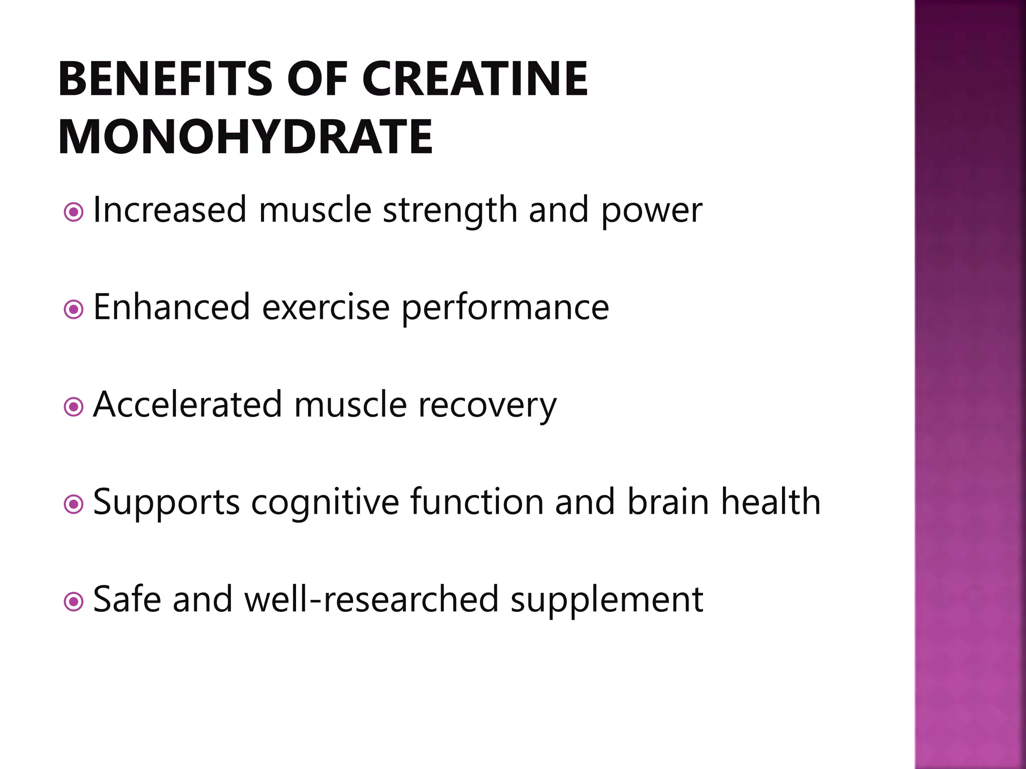 What is creatine monohydrate ? Does creatine increase muscle size? | PPTX