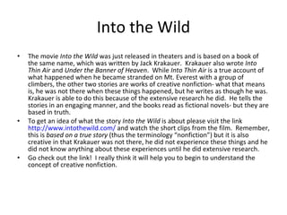 What is creative nonfiction | PPT