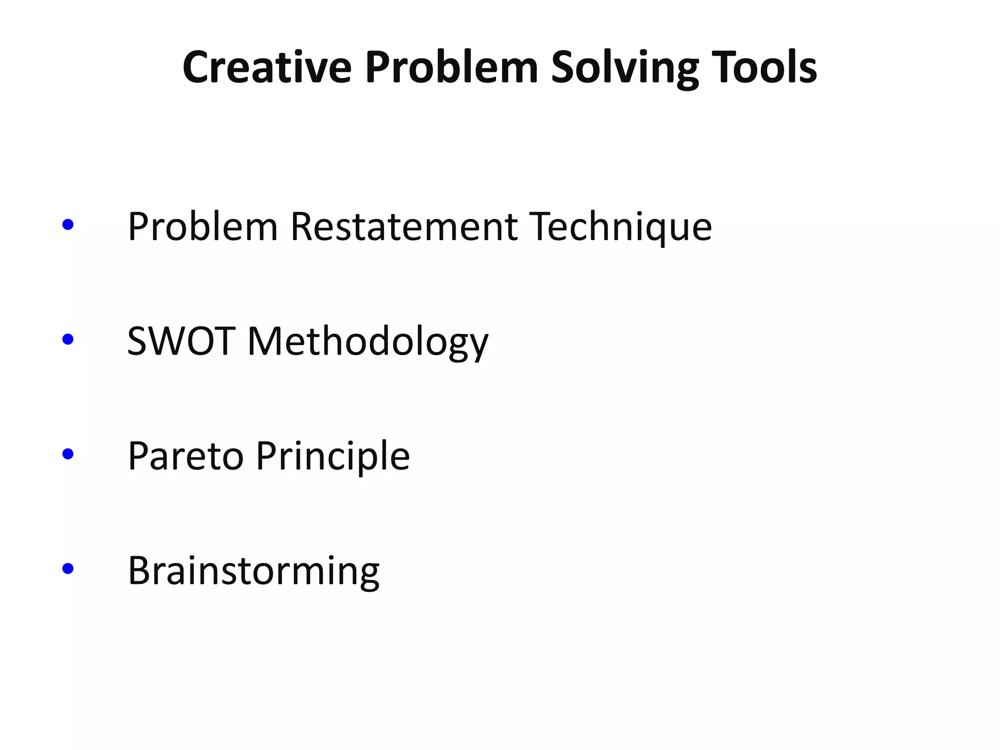Creative problem solving | PPT