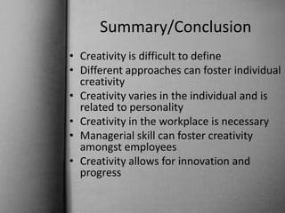 Creativity | PPTX