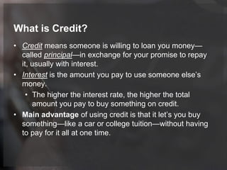 What Is Credit | PPTX
