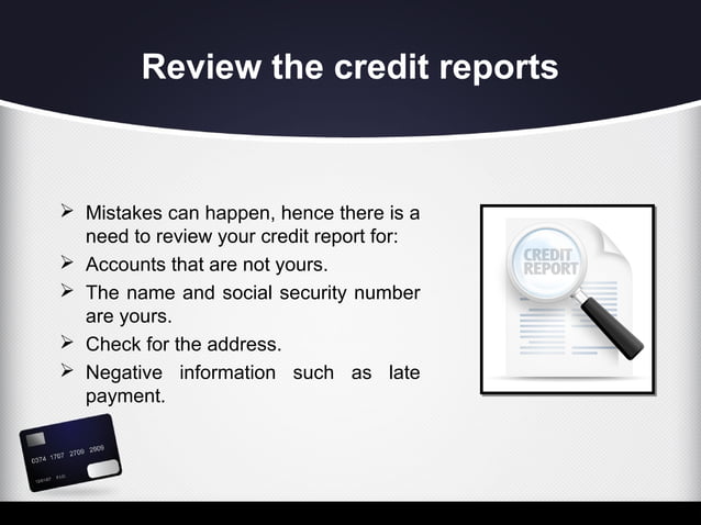 What is Credit Repair and How Does it Work | PPT