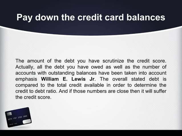 What is Credit Repair and How Does it Work | PPT