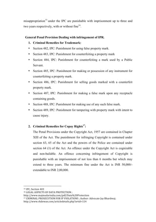 What is criminal breach of trust in IPR | PDF