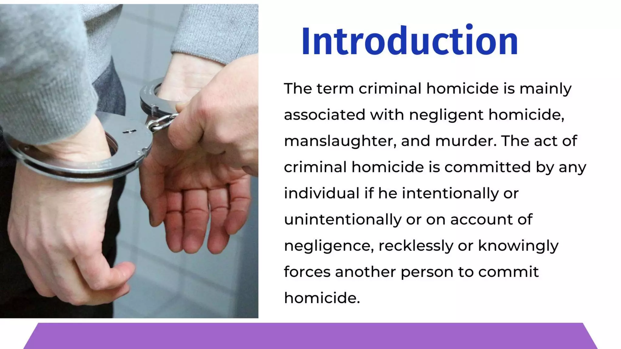 What is criminal homicide | PPTX