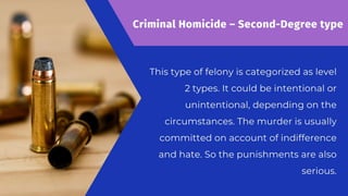 What is criminal homicide | PPT