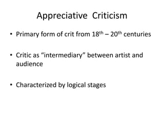 What is criticism | PPT