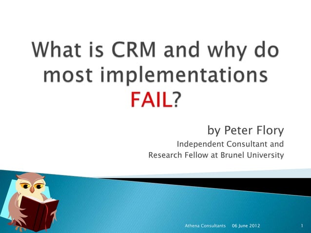 What is crm and why do most implementations fail | PPTX | Computer Software and Applications ...