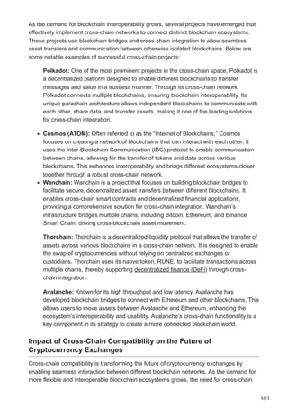 What is Cross-Chain Compatibility - SoluLab | PDF
