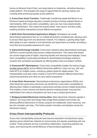 What is Cross-Chain Compatibility - SoluLab | PDF