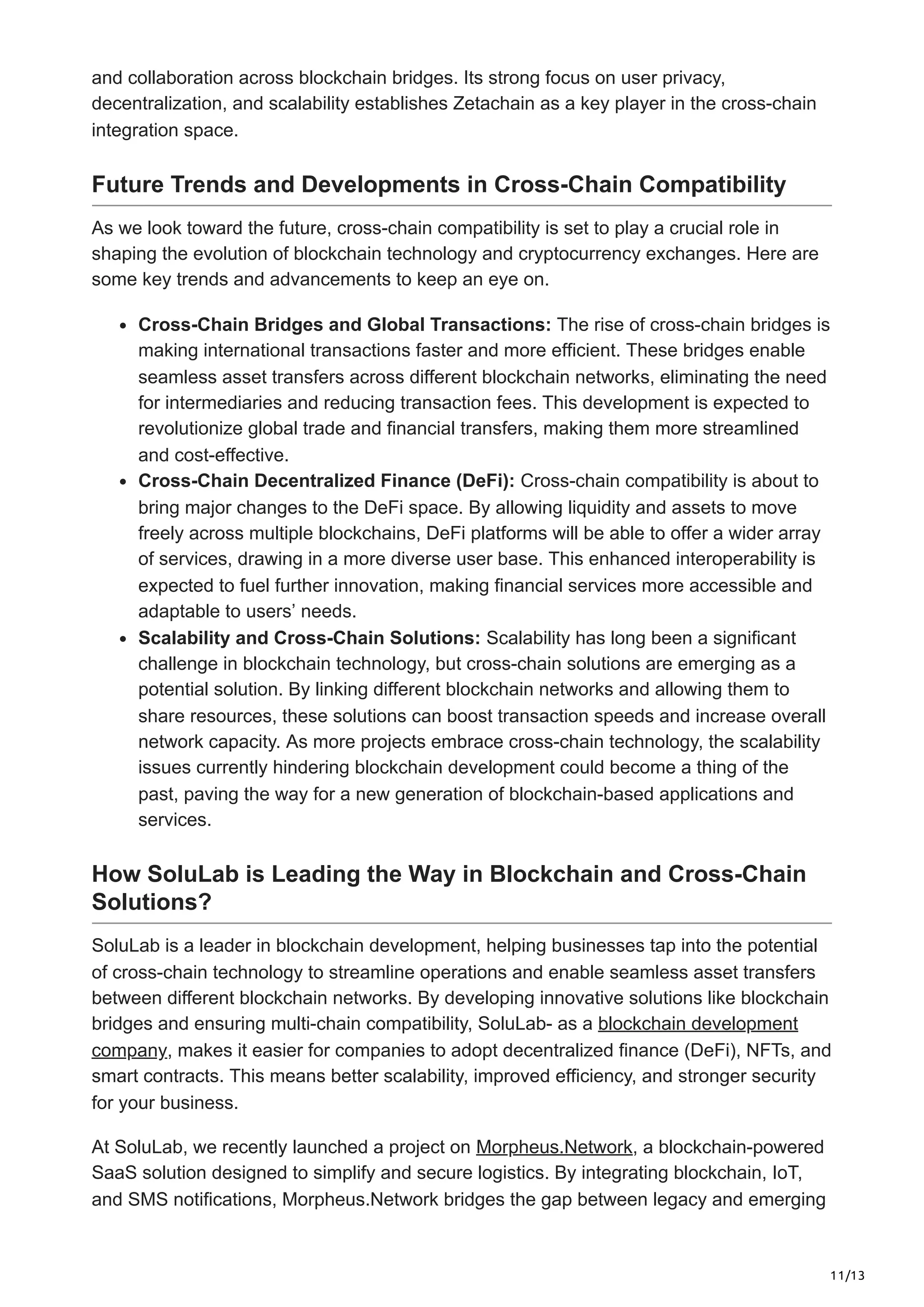 What is Cross-Chain Compatibility overview | PDF | Computing ...