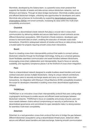 What is Cross-Chain Compatibility overview | PDF | Computing | Technology & Computing