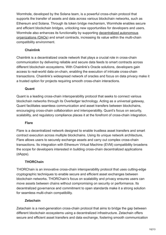 What is Cross-Chain Compatibility overview | PDF | Computing ...