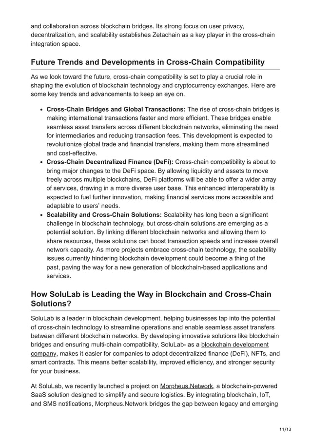 What is Cross-Chain Compatibility overview | PDF | Computing ...