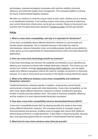 What is Cross-Chain Compatibility overview | PDF | Computing | Technology & Computing