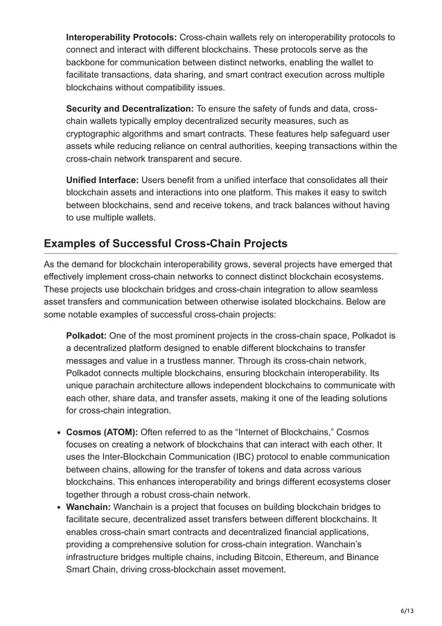 What is Cross-Chain Compatibility overview | PDF | Computing ...
