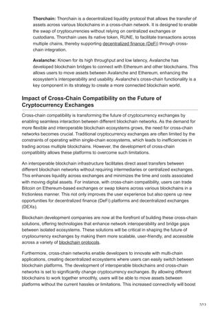 What is Cross-Chain Compatibility overview | PDF | Computing | Technology & Computing