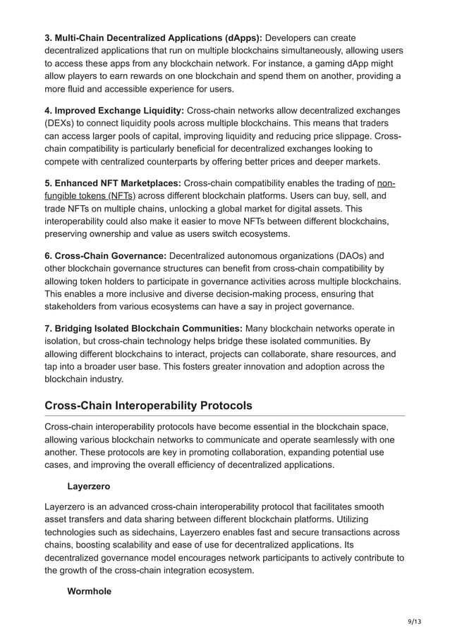 What is Cross-Chain Compatibility overview | PDF